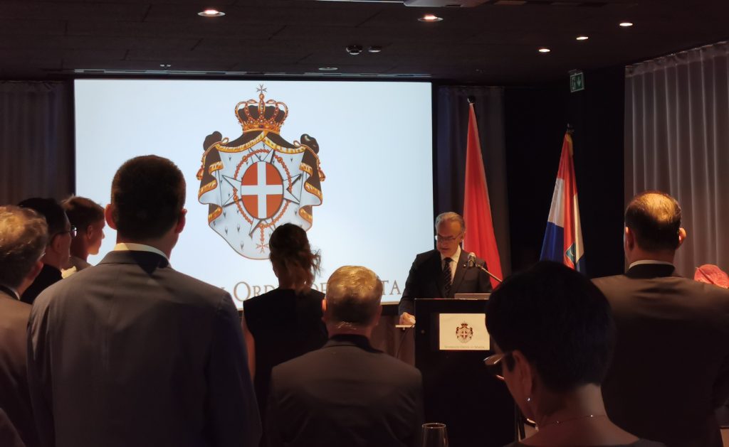 Reception of the Embassy of the Sovereign Military Order of Malta for ...
